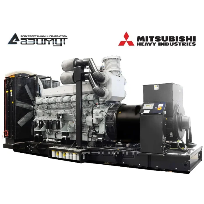 Дизель генератор 1500 кВт MITSUBISHI S16R-PTA2 – Официальный дилер «Азимут»